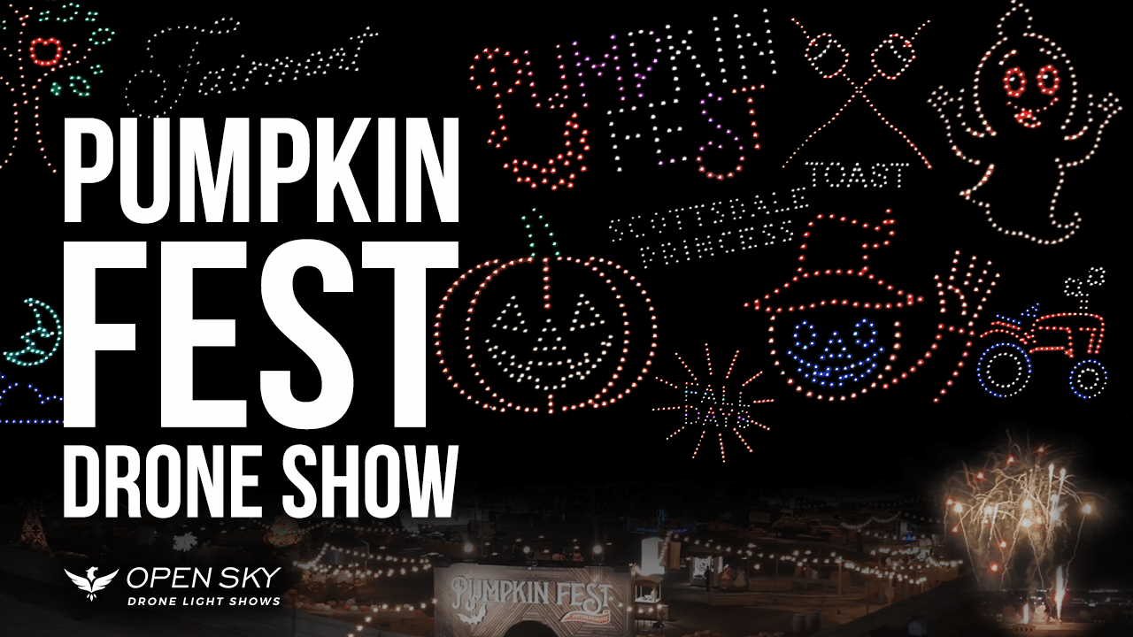 Event Recap: Pumpkin Fest Drone Show by Open Sky Productions